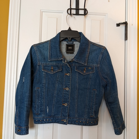 Obey | Jackets & Coats | Obey By Propaganda Jean Jacket | Poshmark
